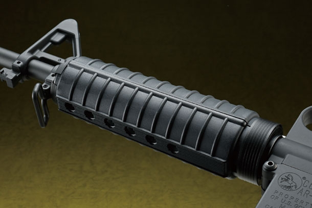 M4A1カービンの先祖である通称“バーンズモデル”を再現「E&C コルトM653 電子トリガー搭載電動ガン」 | ニュース | アームズマガジンウェブ